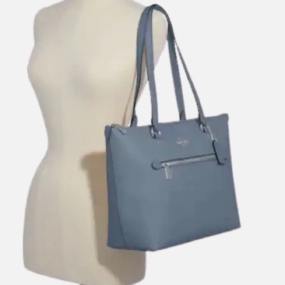 Coach | Bags | Coach Gallery Tote Dusty Blue | Poshmark